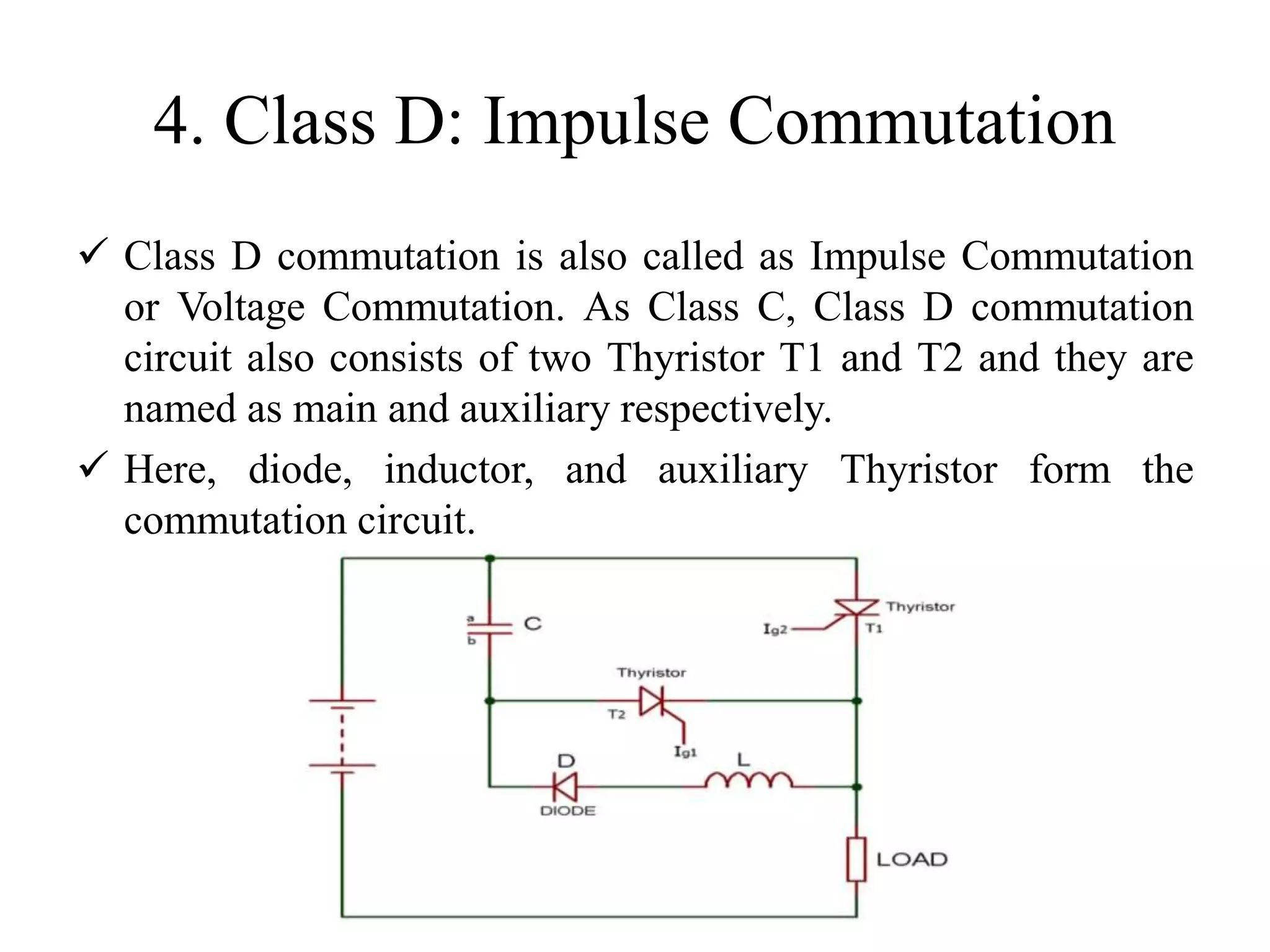 Thyristor commutation techniques | PPTX