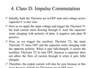 Thyristor commutation techniques | PPTX