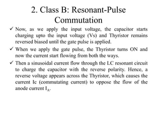 Thyristor commutation techniques | PPTX