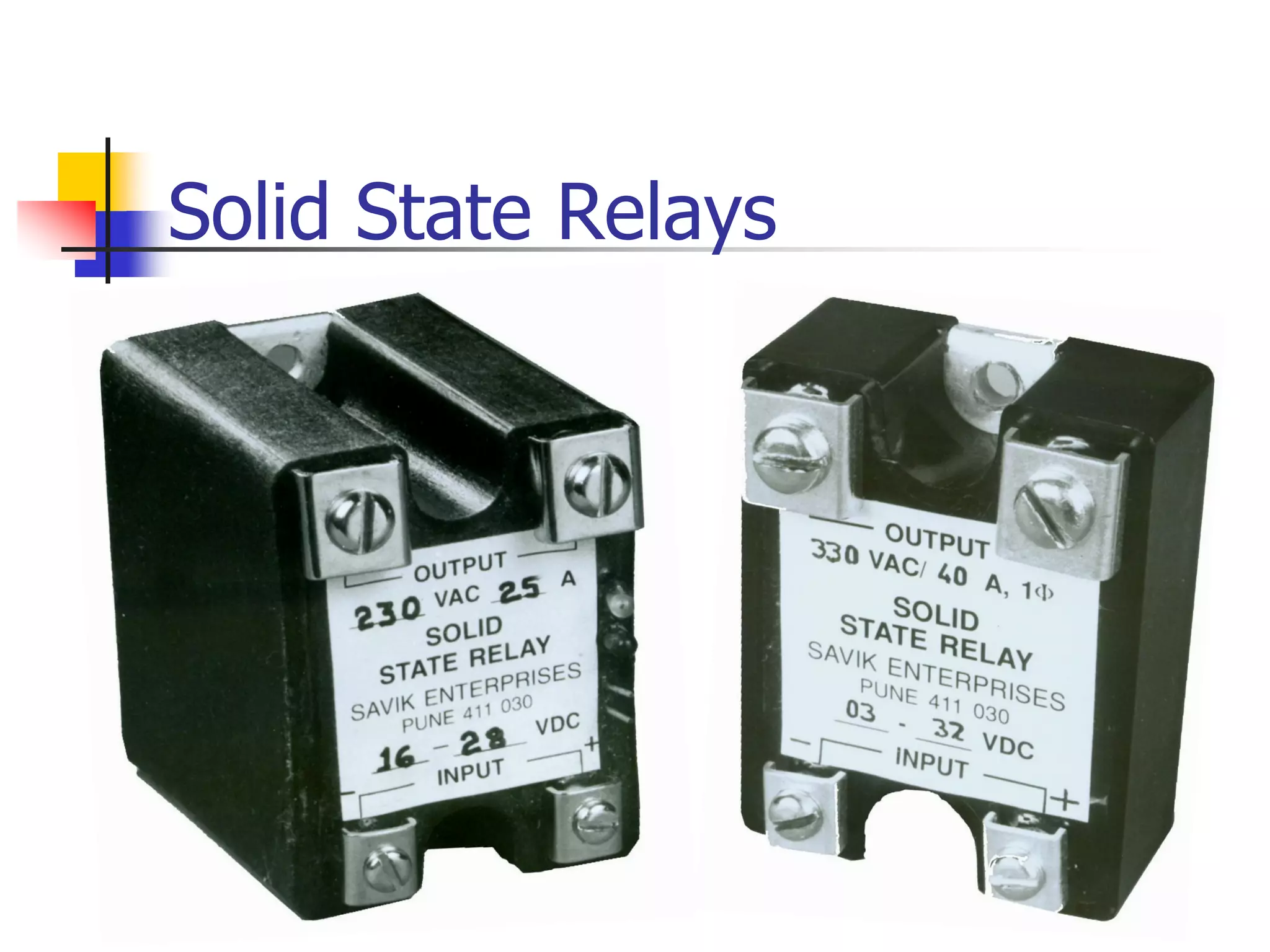 Thyristor controllers and solid state relay concept & applications | PDF