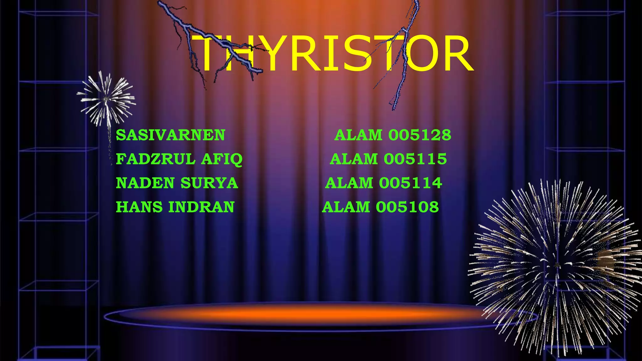 Thyristor | PPTX