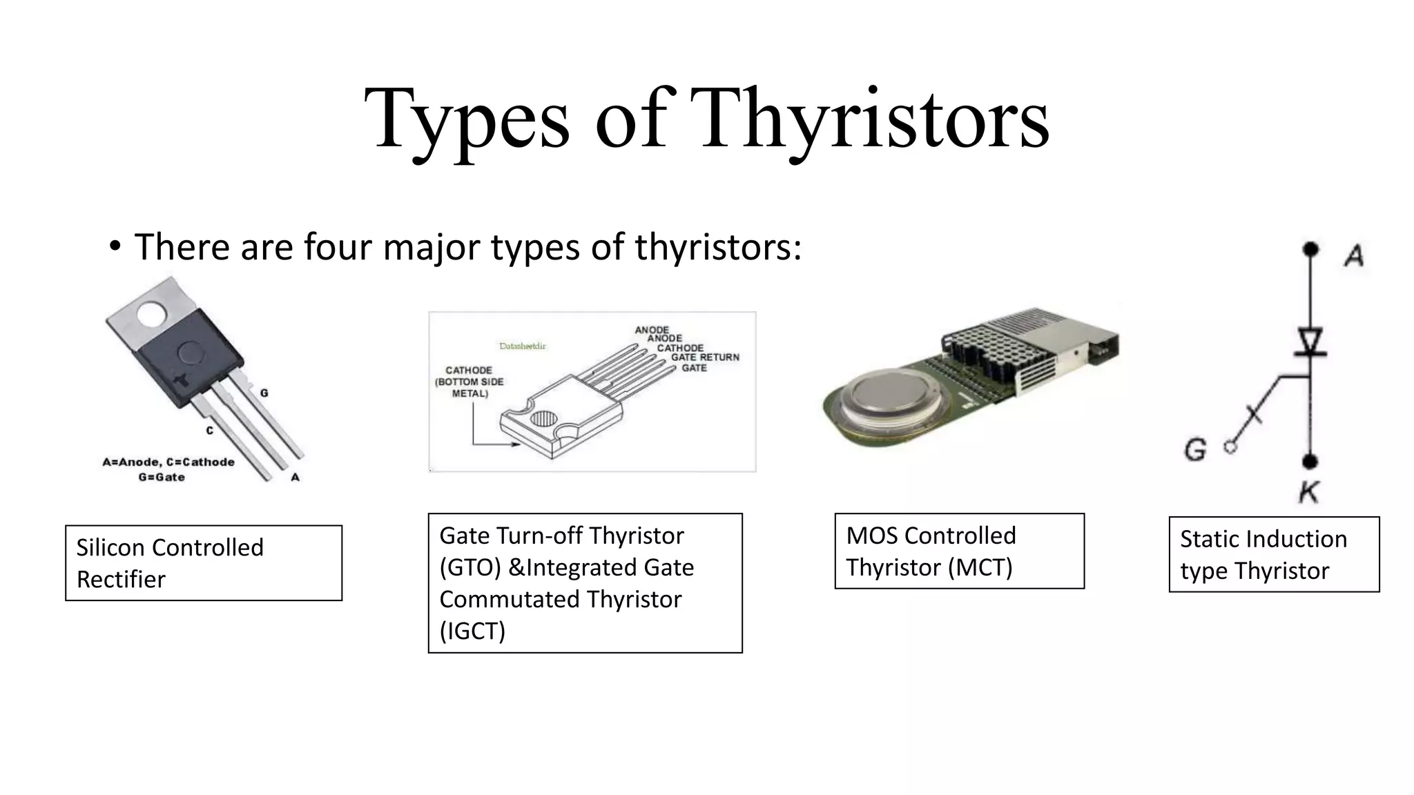 Thyristor | PPTX