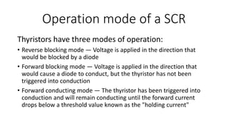 Thyristor | PPTX