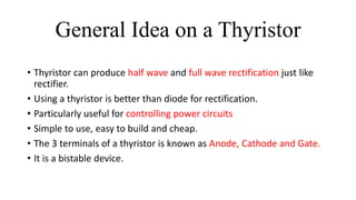 Thyristor | PPTX