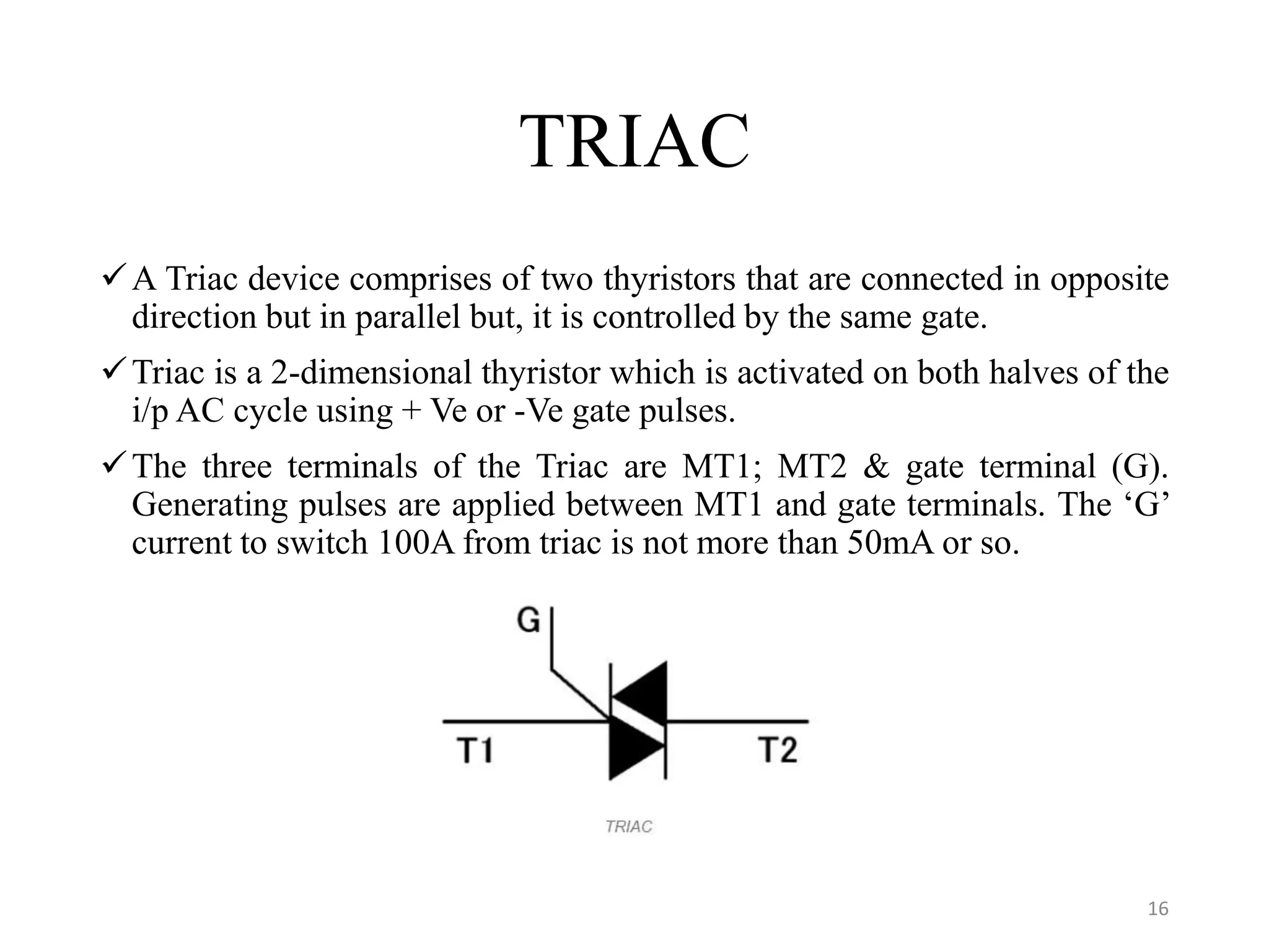 Thyristor family | PPTX