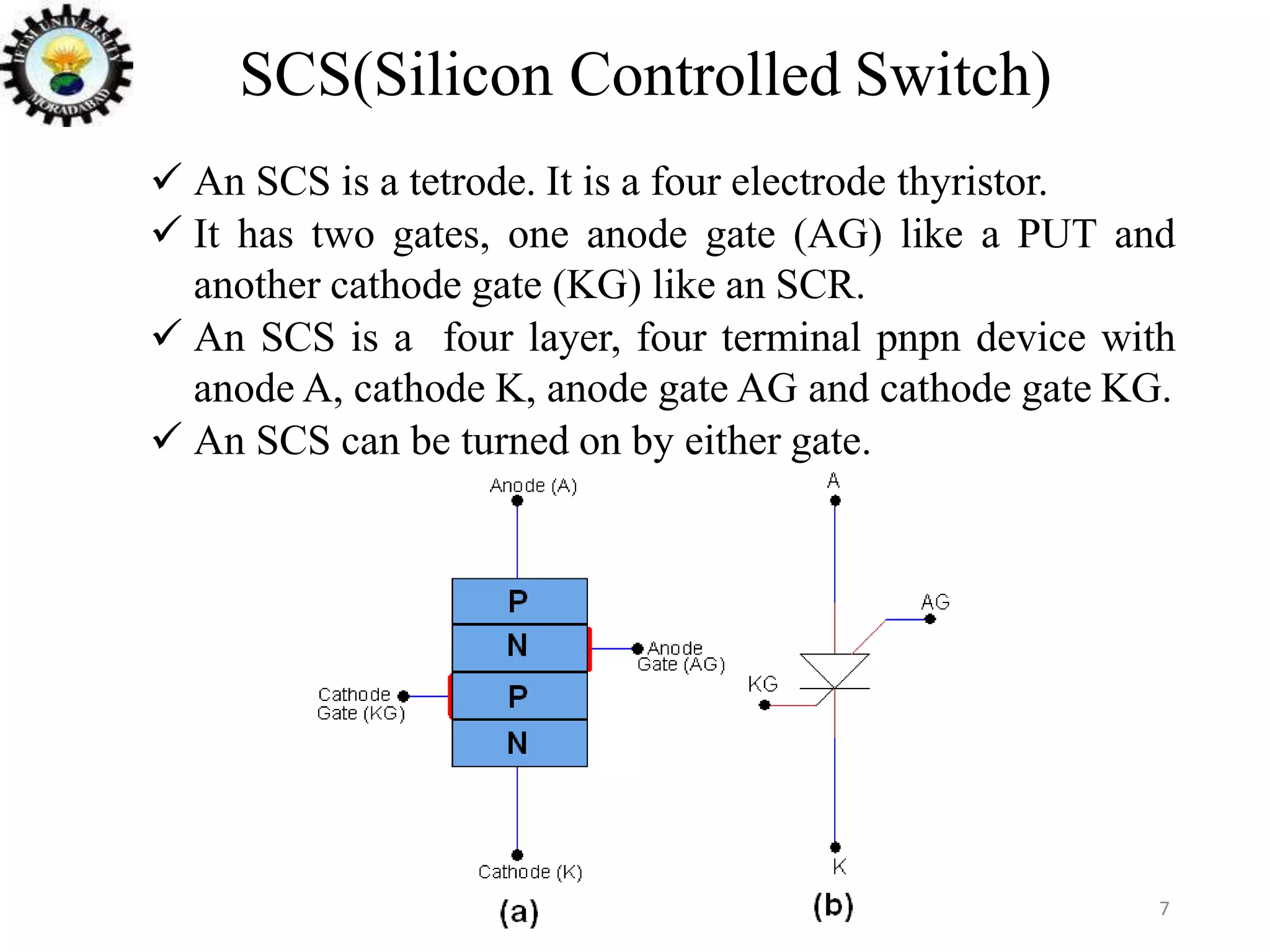 Thyristor family | PPTX