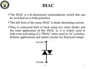 Thyristor family | PPTX