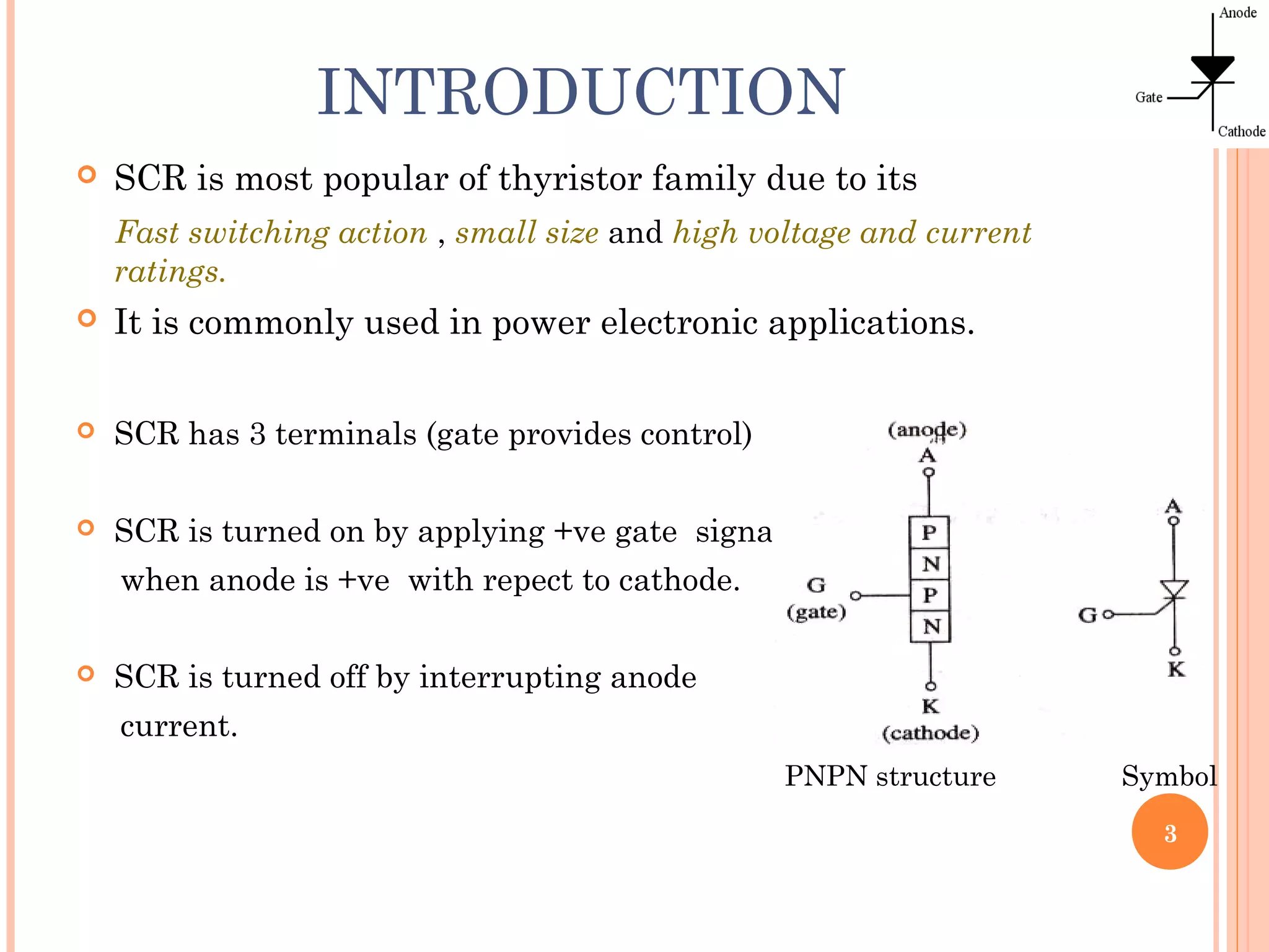 Thyristors,Commutayion of Thyristor, Power Electronics | PPT