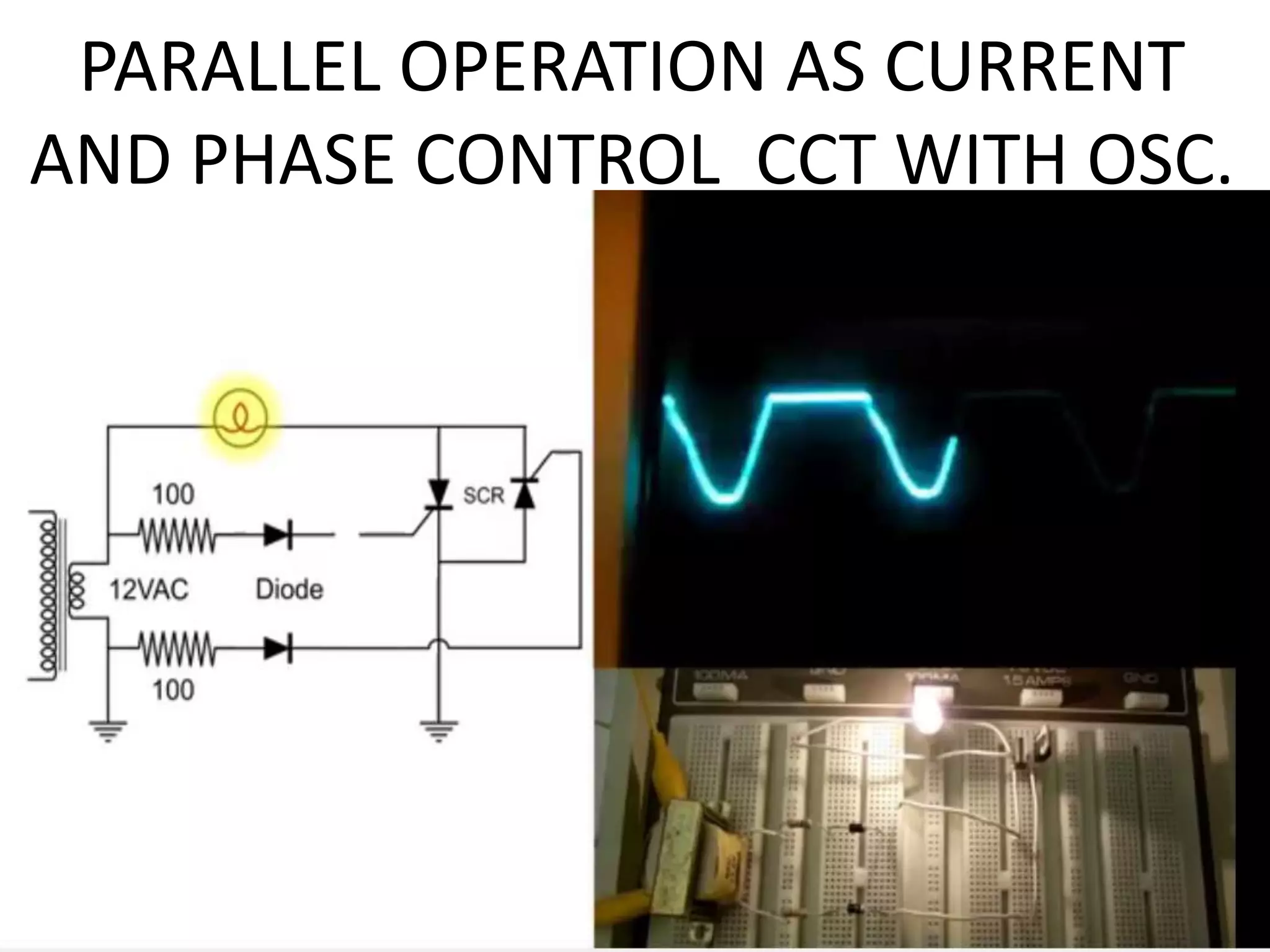 Thyristors and its series and parallel combinations | PPTX