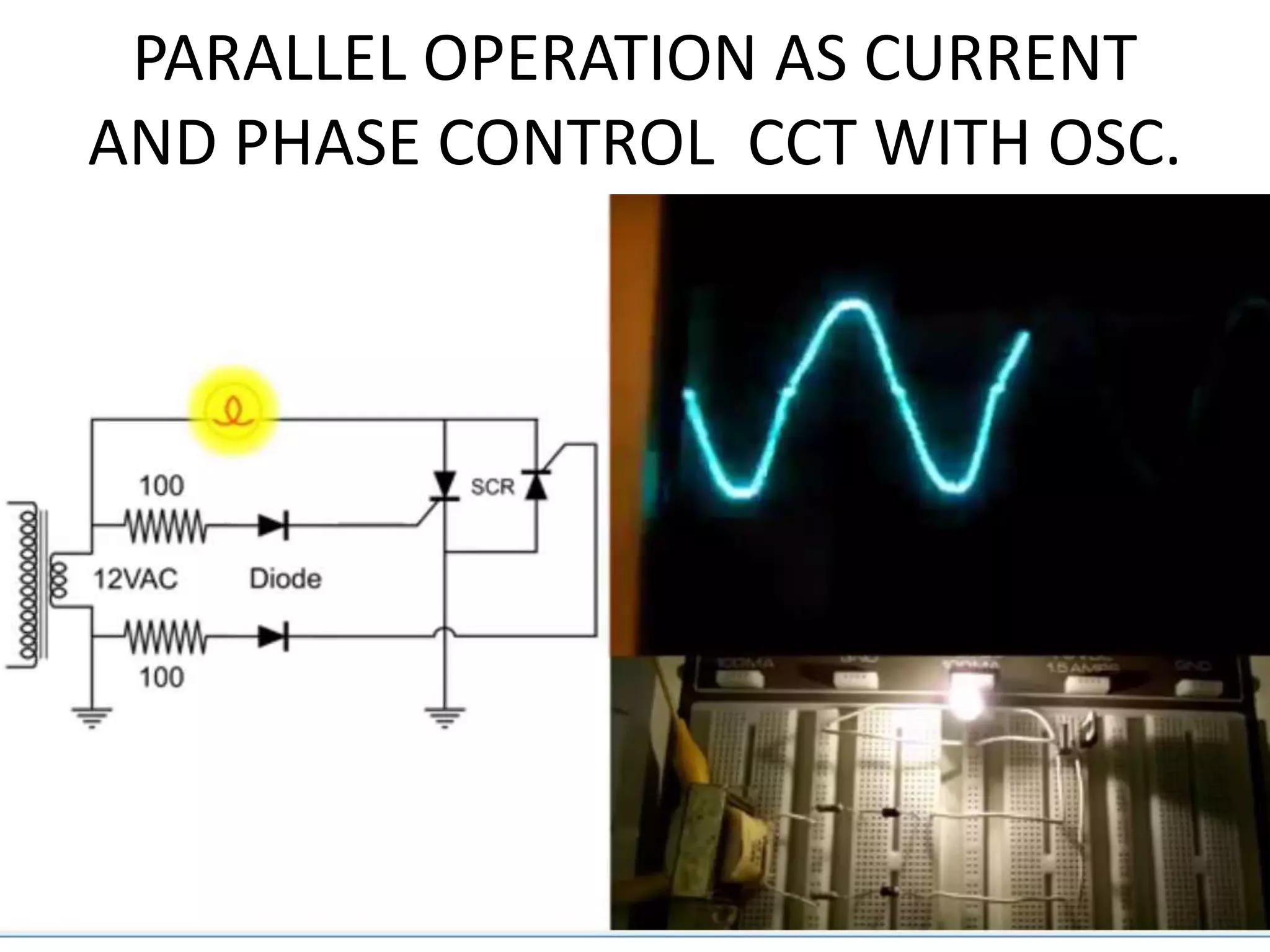 Thyristors and its series and parallel combinations | PPTX