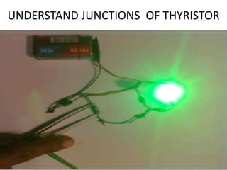 Thyristors and its series and parallel combinations | PPTX