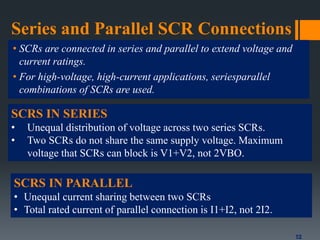 Thyristors, its types | PPTX