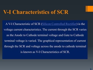 Thyristors, its types | PPTX