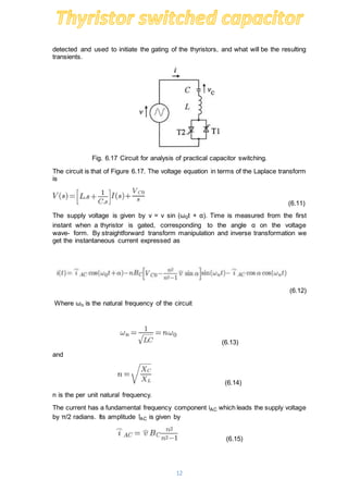 Thyristor switched capacitor | DOCX