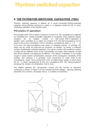 Thyristor switched capacitor | DOCX