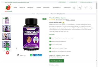 Thyro Care 30 Veg Capsules best thyroid treatment.pdf