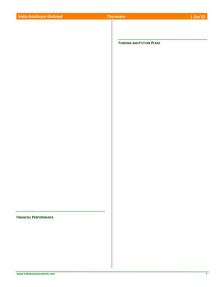 Thyrocare Technologies Limited | PDF