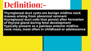 Thyroglossal duct | PDF