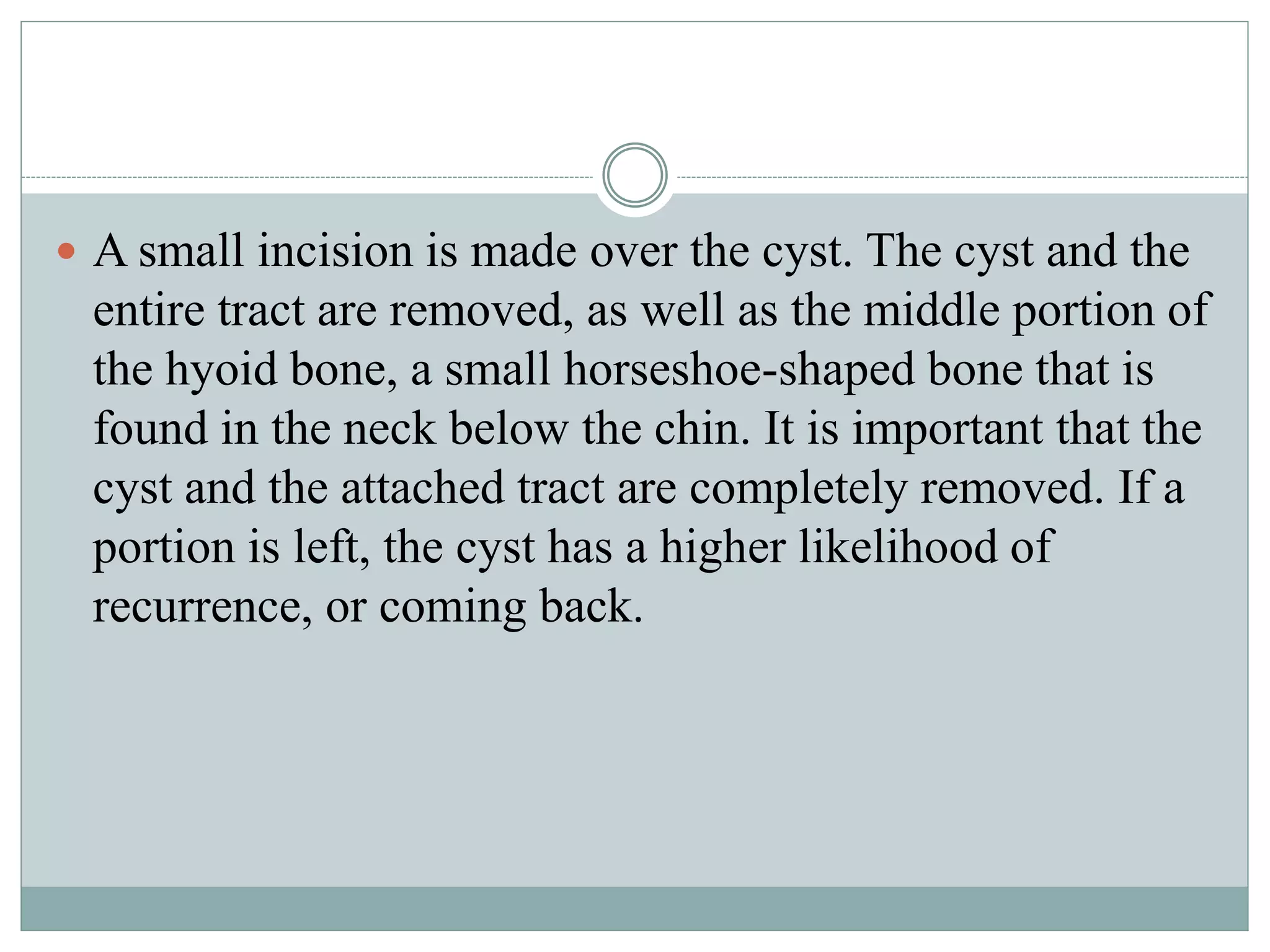 Thyroglossal duct cyst | PPTX