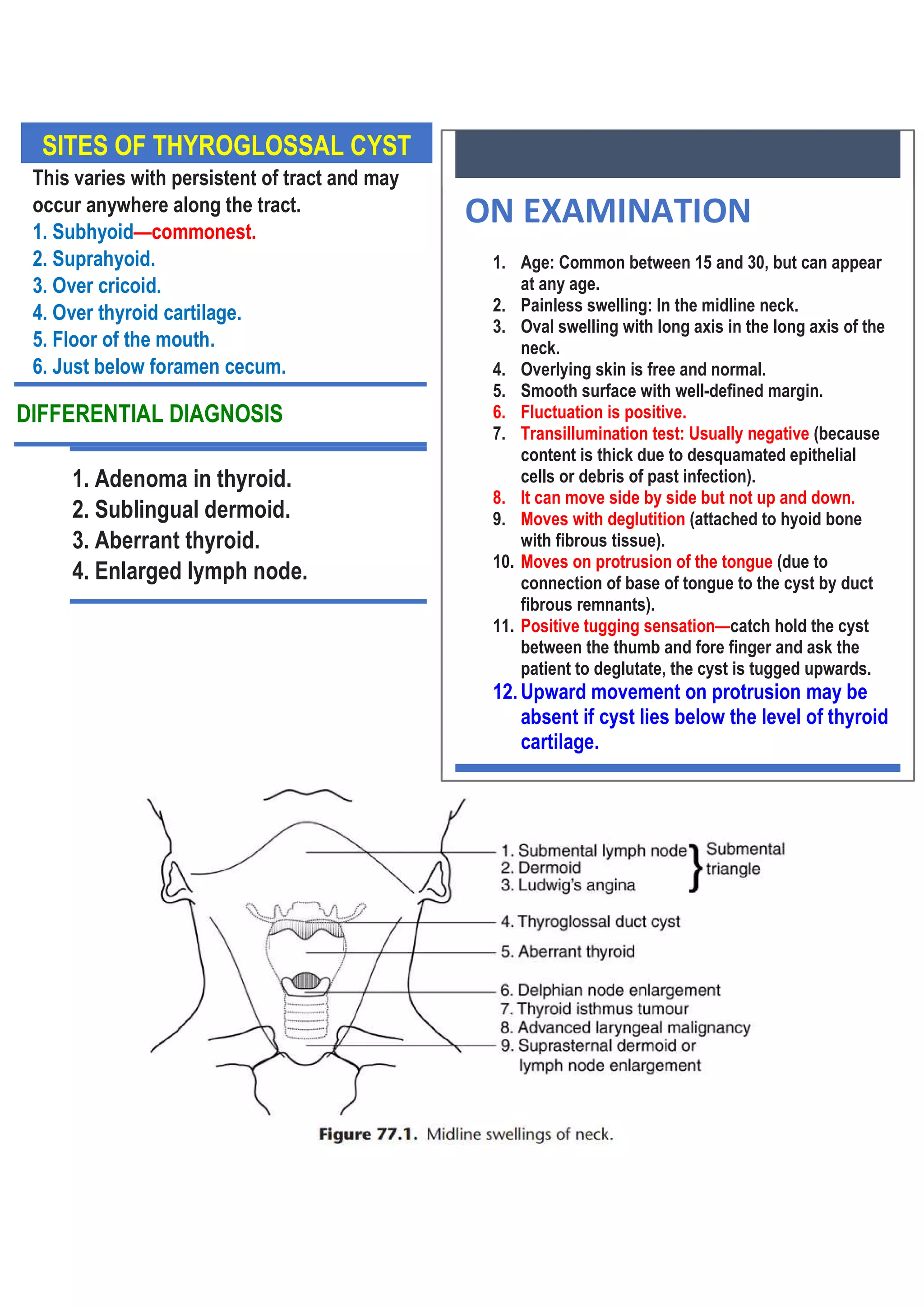 Thyroglossal duct cysts | PDF