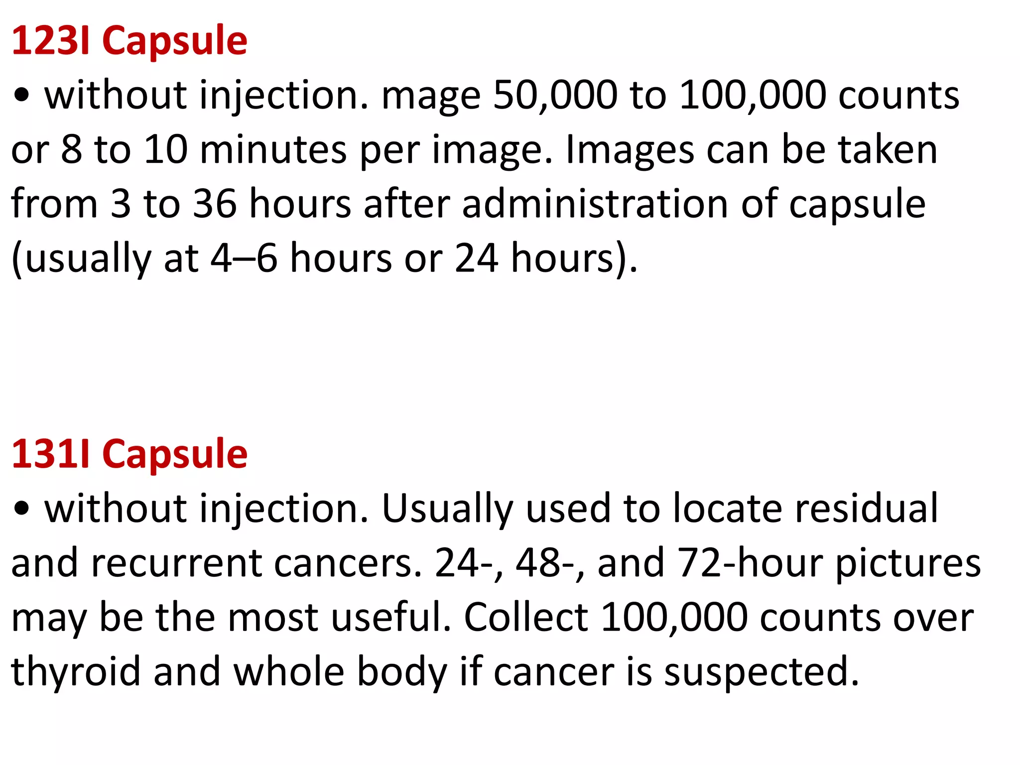 Nuclear Medicine - Thyroid - Procedure/Scan | PPTX