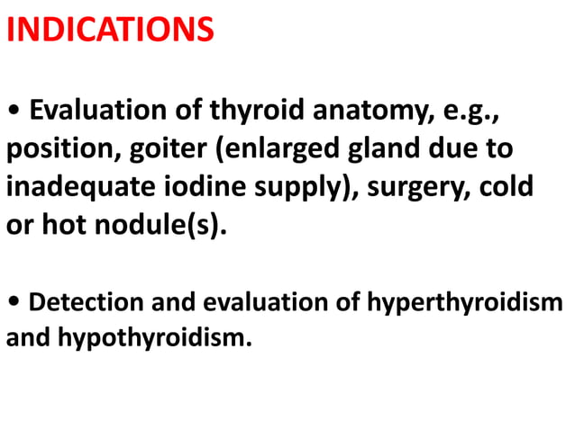 Nuclear Medicine - Thyroid - Procedure/Scan | PPTX | Thyroid Disorders ...