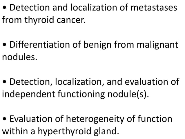 Nuclear Medicine - Thyroid - Procedure/Scan | PPTX | Thyroid Disorders ...