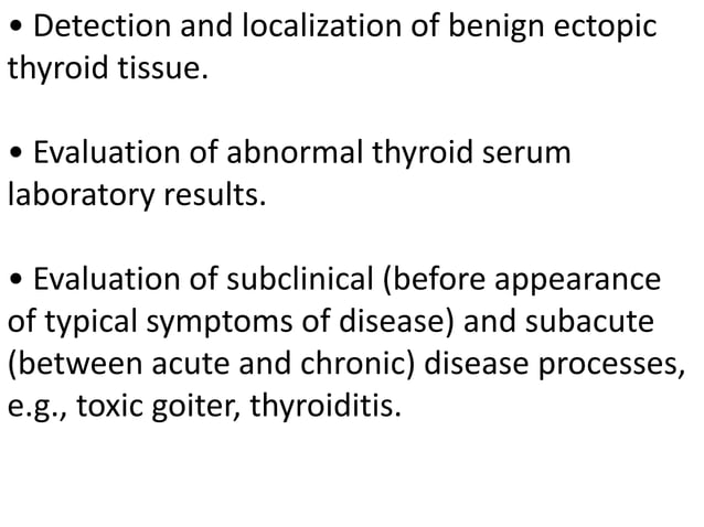 Nuclear Medicine - Thyroid - Procedure/Scan | PPTX | Thyroid Disorders ...