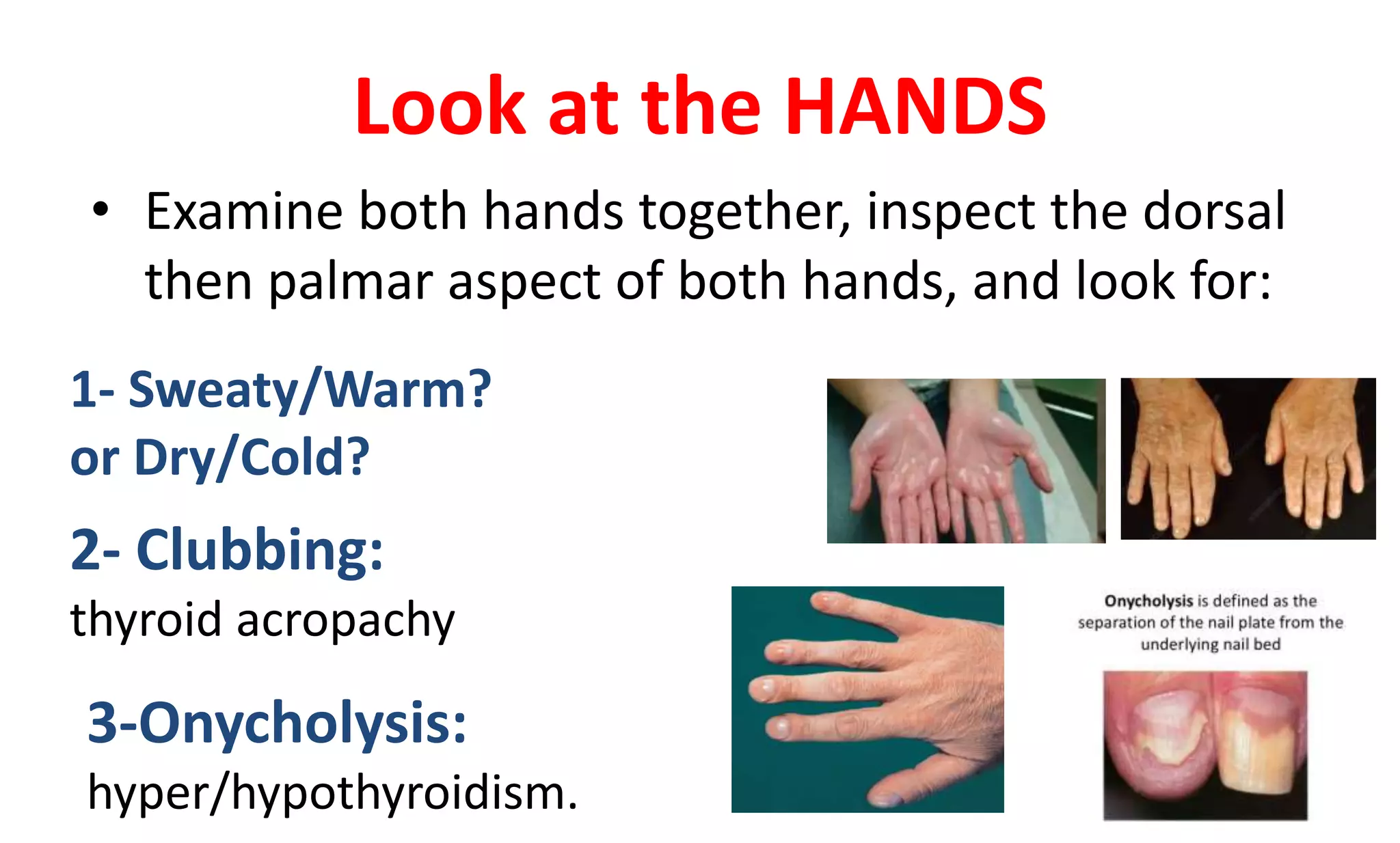 Thyroid History and Physical Examination | PPTX