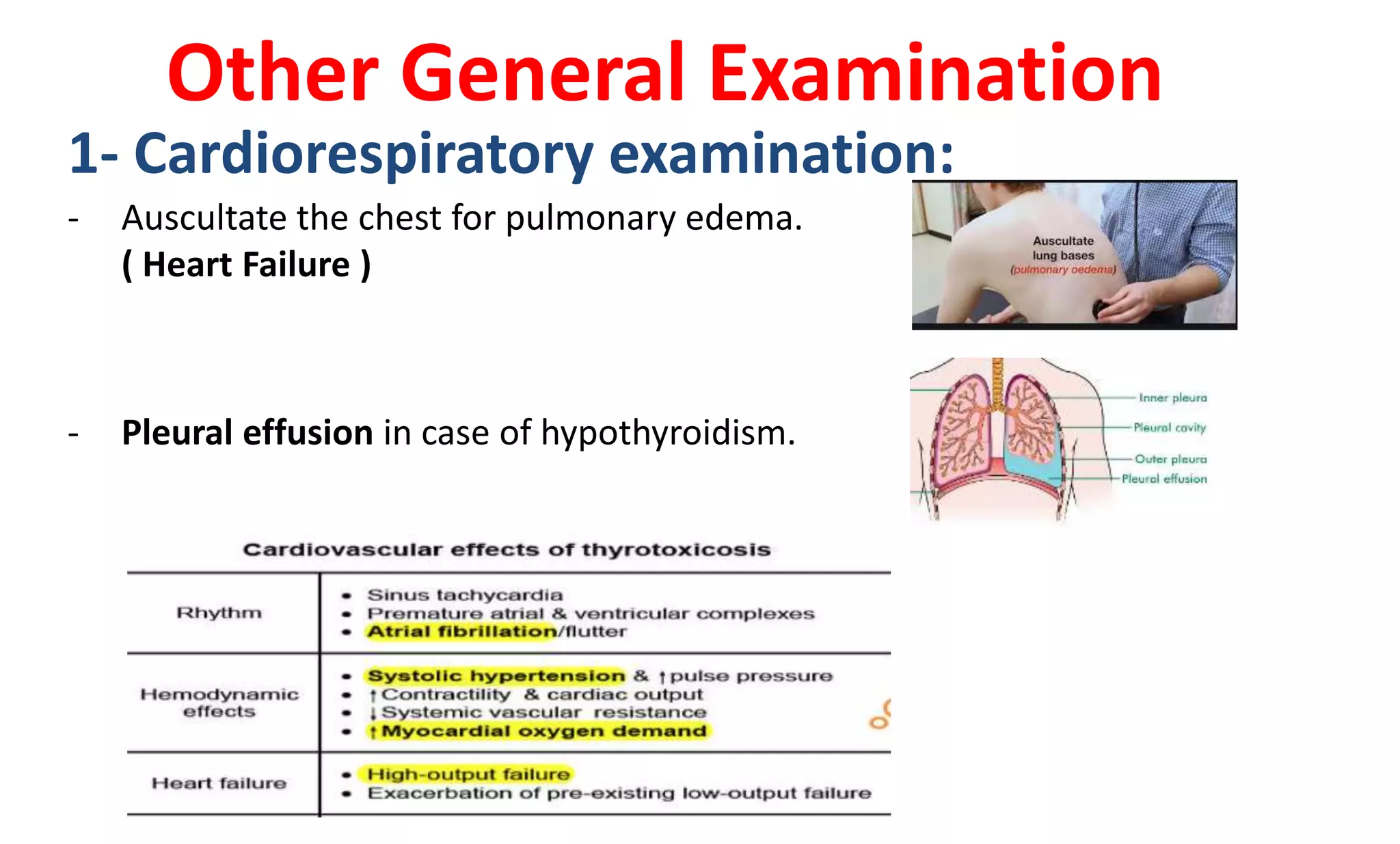Thyroid History and Physical Examination | PPTX