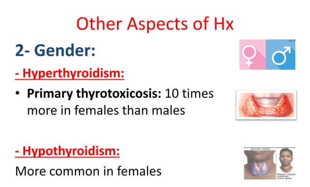 Thyroid History and Physical Examination | PPTX | Thyroid Disorders ...
