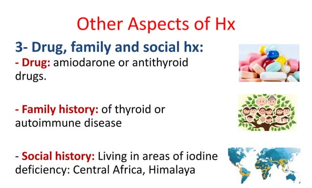 Thyroid History and Physical Examination | PPTX | Thyroid Disorders ...