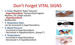 Thyroid History and Physical Examination | PPTX