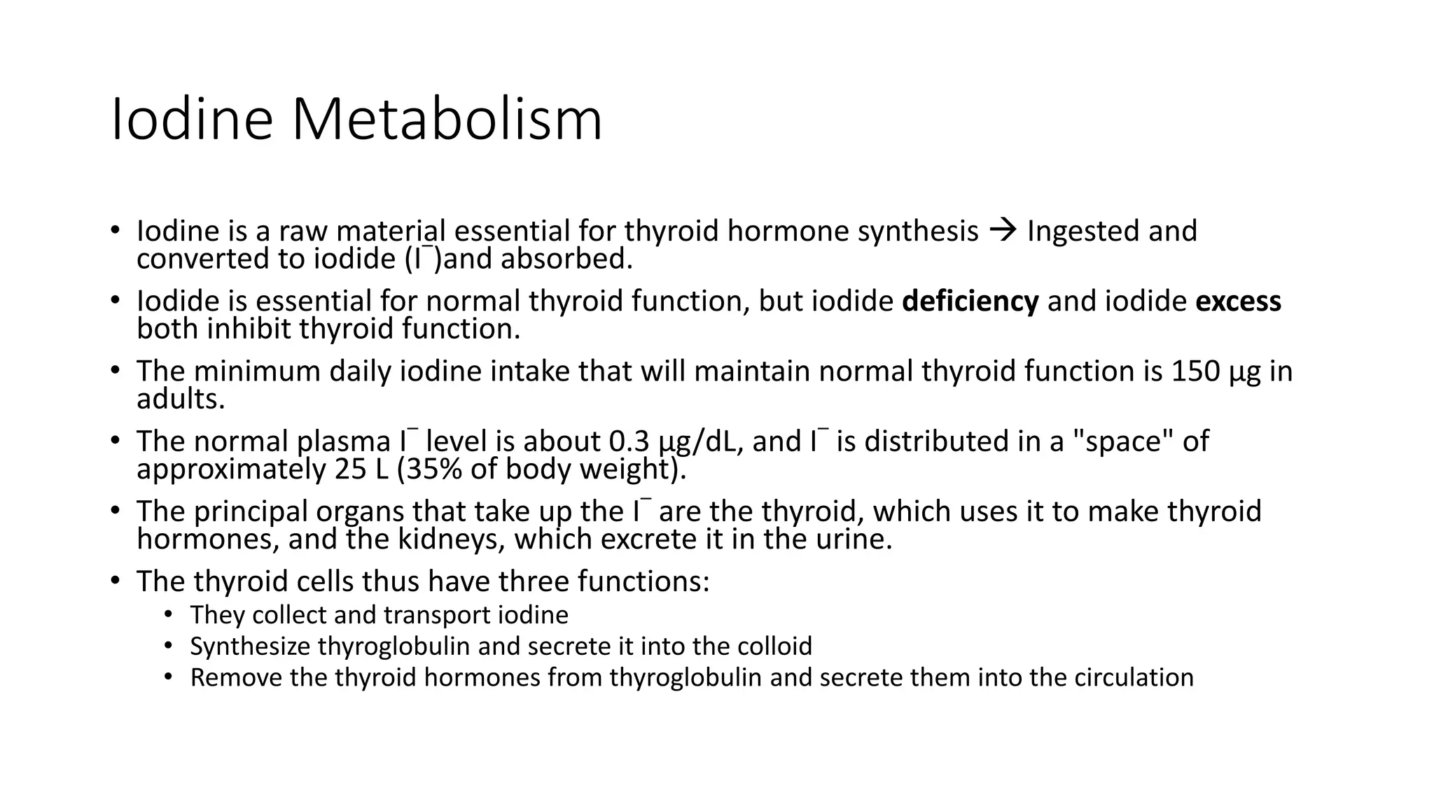 Thyroid.pptx | Thyroid Disorders | Endocrine and Metabolic Diseases