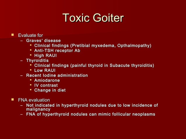 Thyroid Benign Slides Ppt