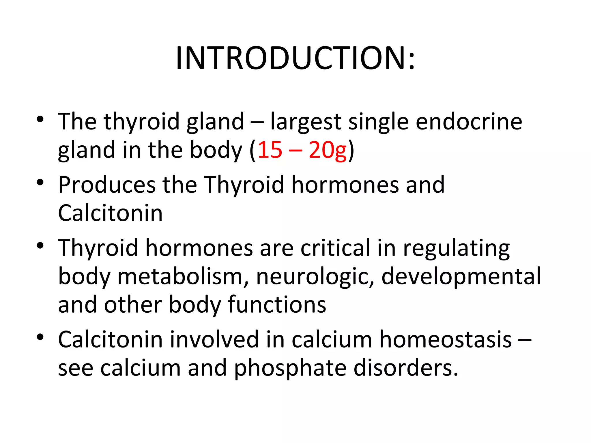 Thyroid functions and disorders presentation | PPT