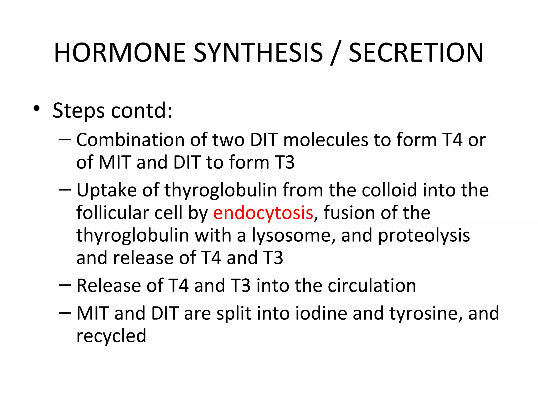 Thyroid functions and disorders presentation | PPT