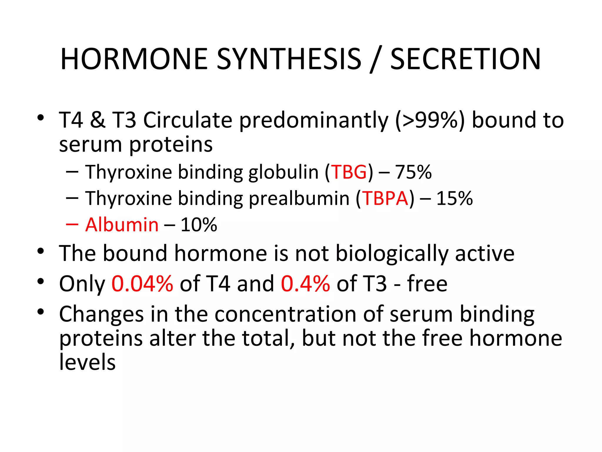 Thyroid functions and disorders presentation | PPT