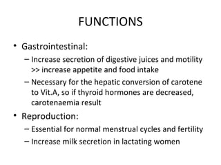 Thyroid functions and disorders presentation | PPT