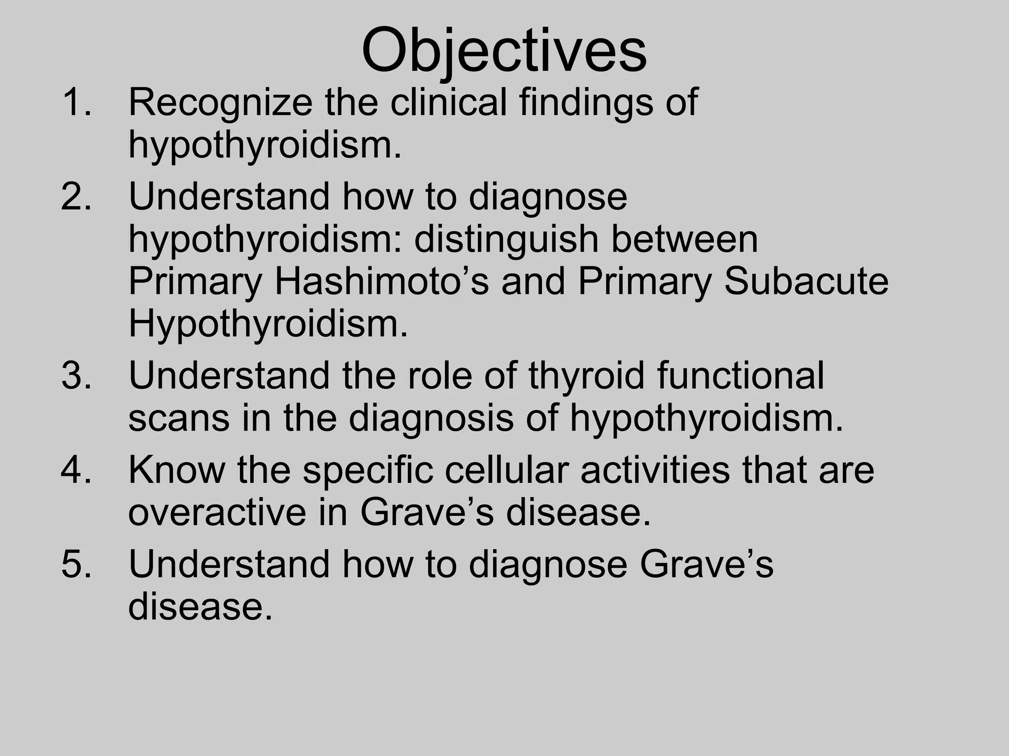 Thyroid Overview | PPT
