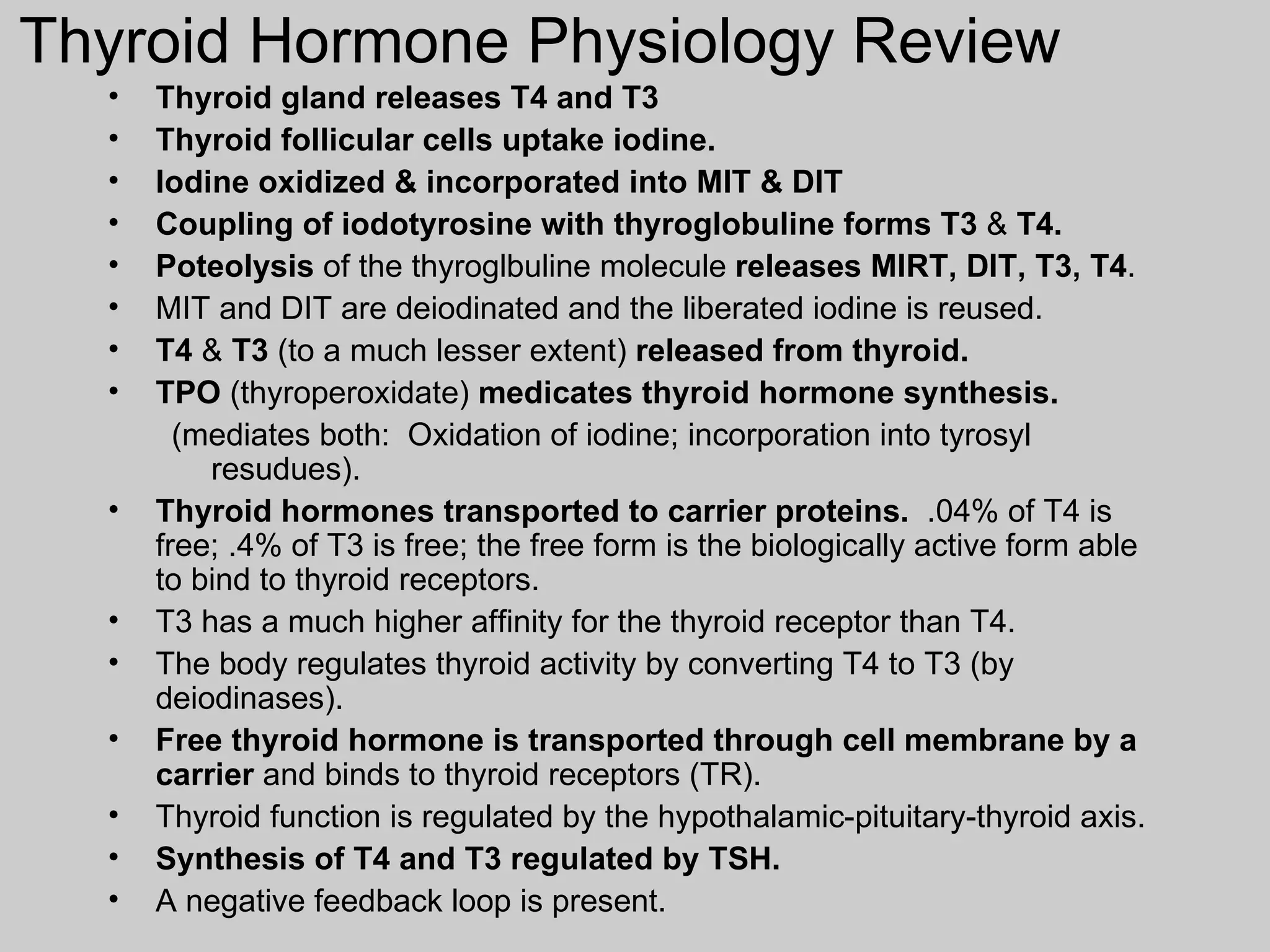 Thyroid Overview | PPT | Thyroid Disorders | Endocrine and Metabolic ...