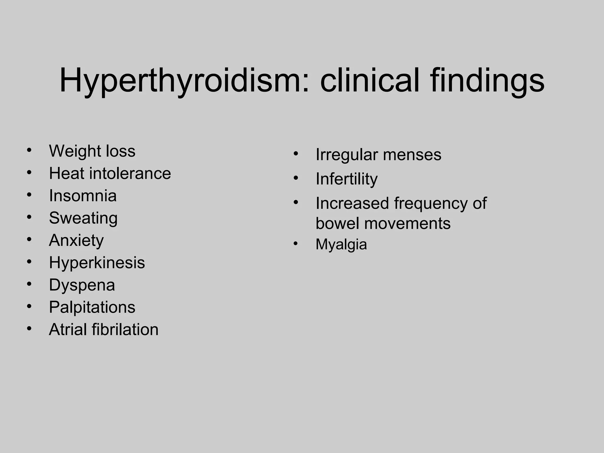 Thyroid Overview | PPT