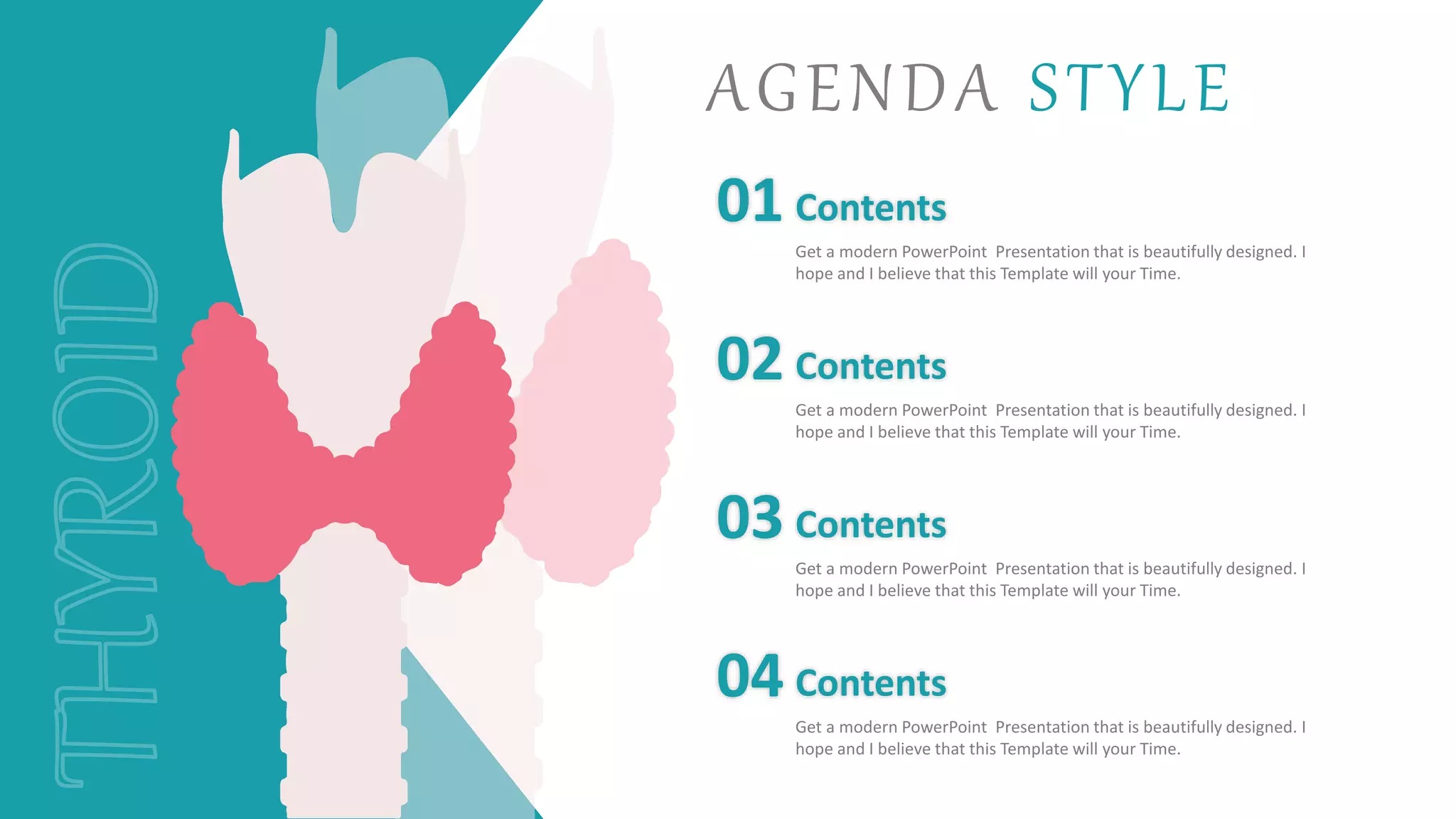 Thyroid Gland 01 Medicine Powerpoint Templates