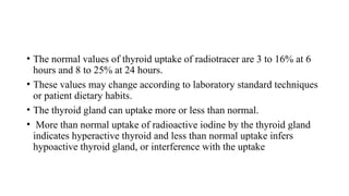 Diagnosis of thyroid disease(Radio active iodine uptake) pptx | PPTX