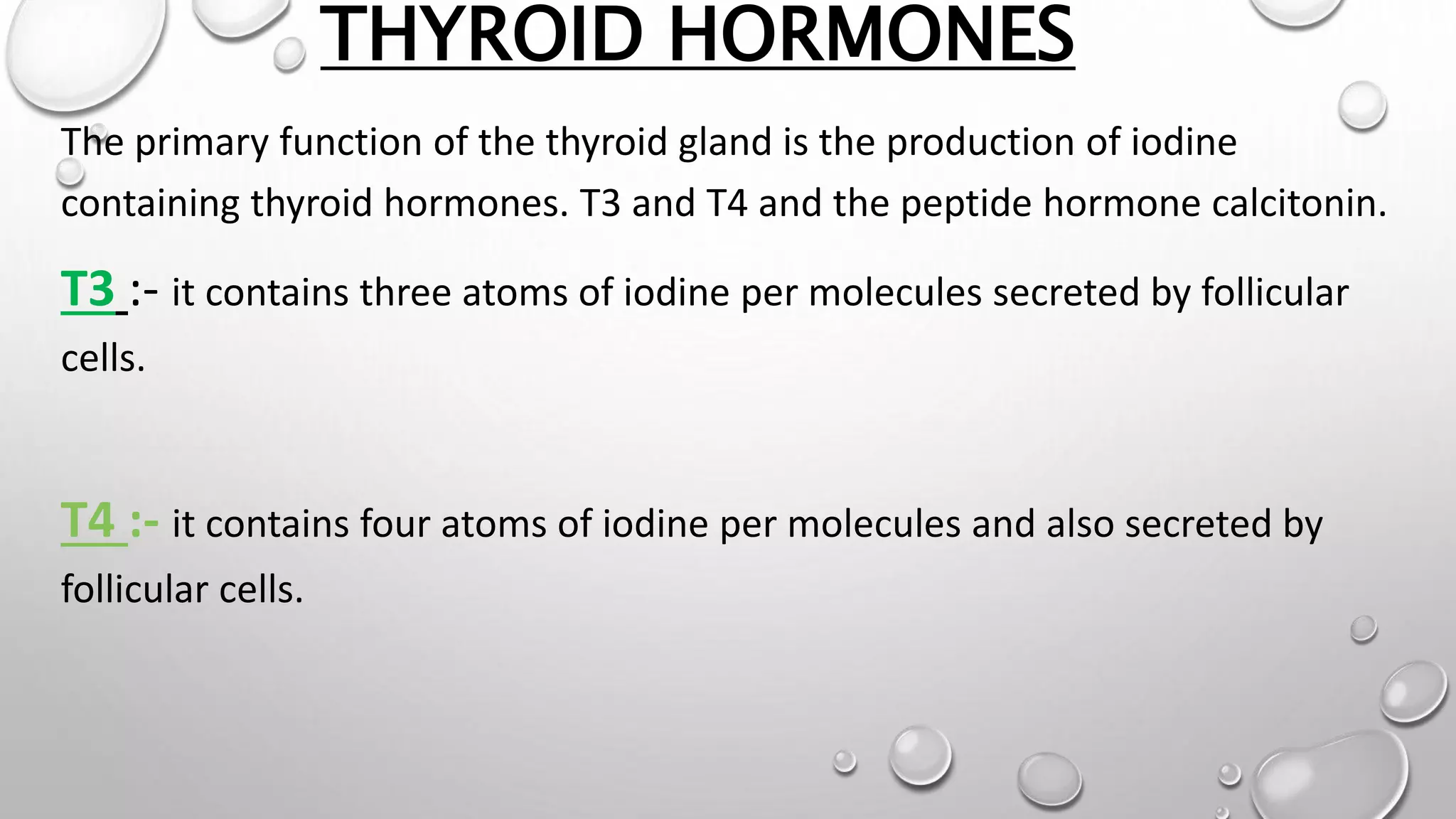 Thyroid gland :- structure and function | PPTX