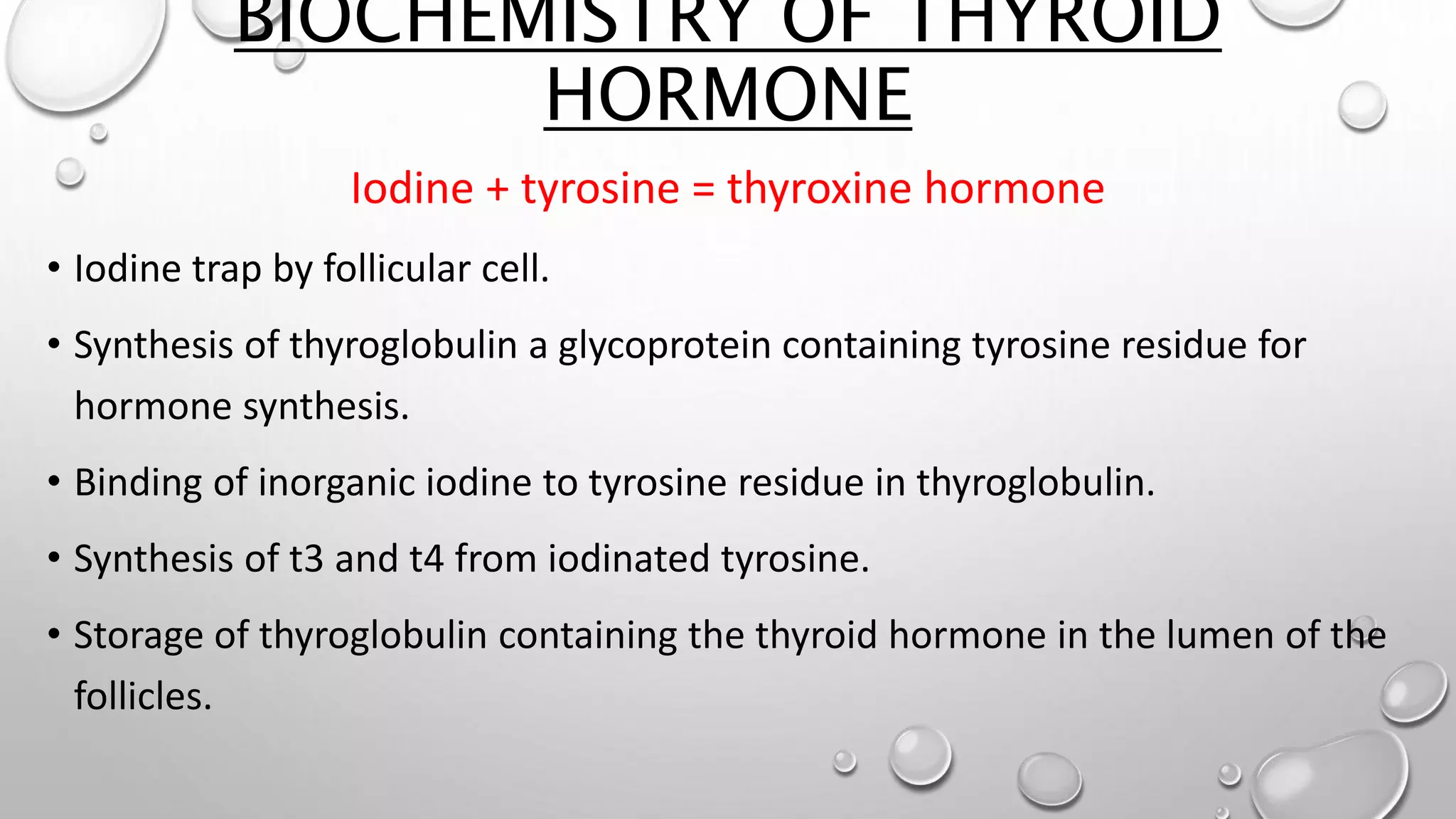 Thyroid gland :- structure and function | PPTX