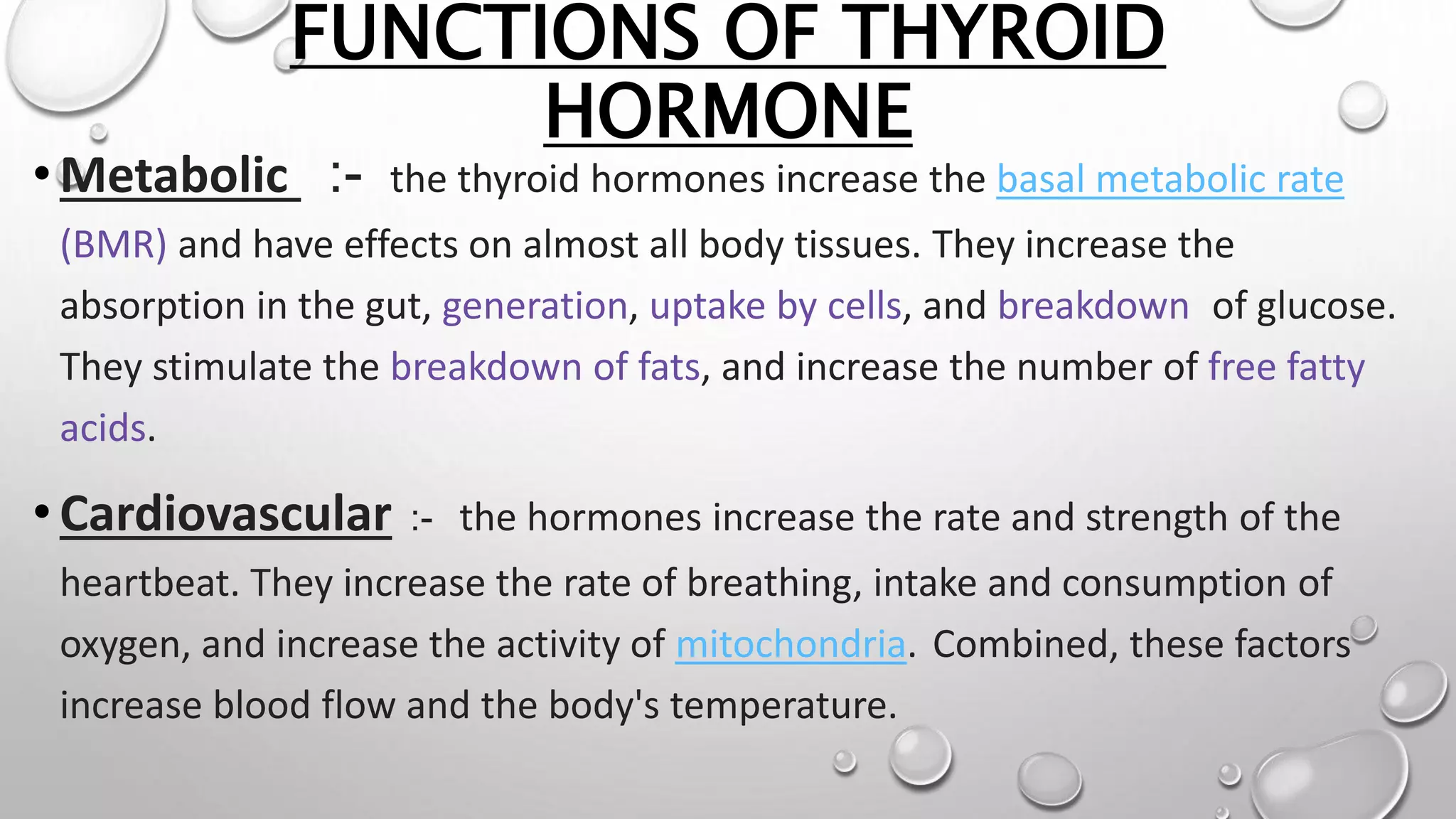 Thyroid gland :- structure and function | PPTX