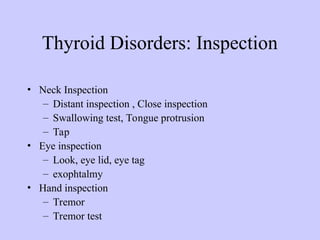 Thyroid Gland Examination 5th Year Student Lecture.ppt