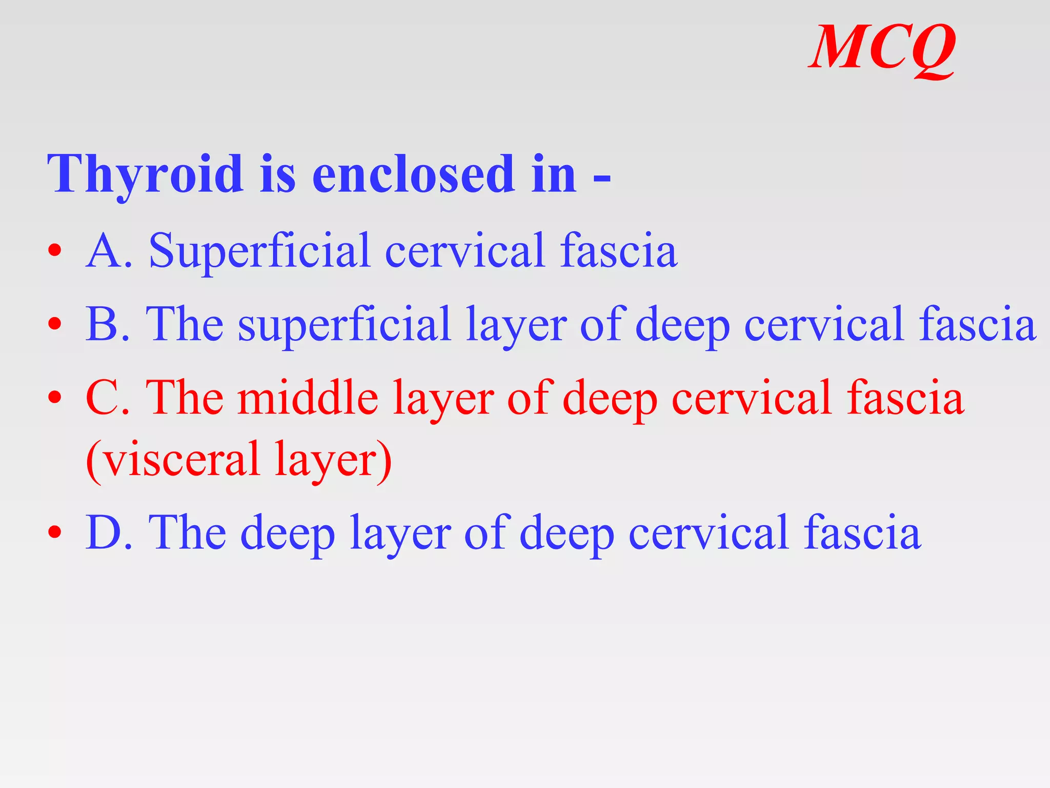 Thyroid Anatomy, Pysiology, Development MCQ.pptx