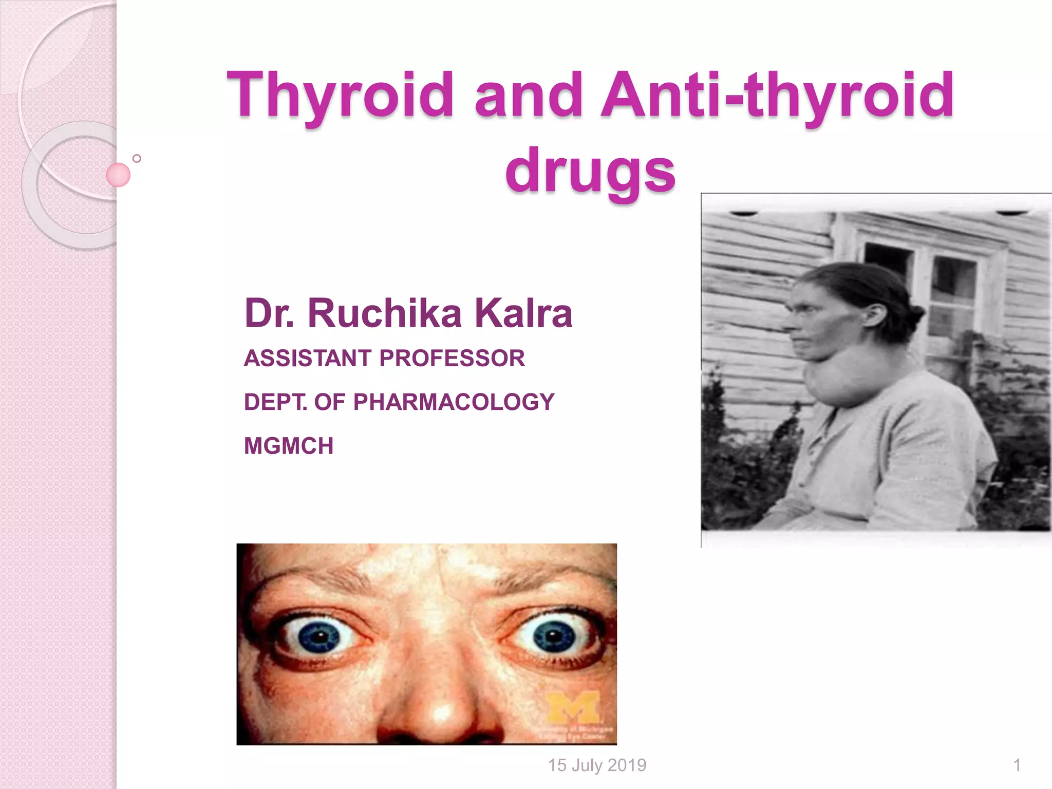 Thyroid and anti thyroid drugs ruchika | PPTX | Thyroid Disorders ...